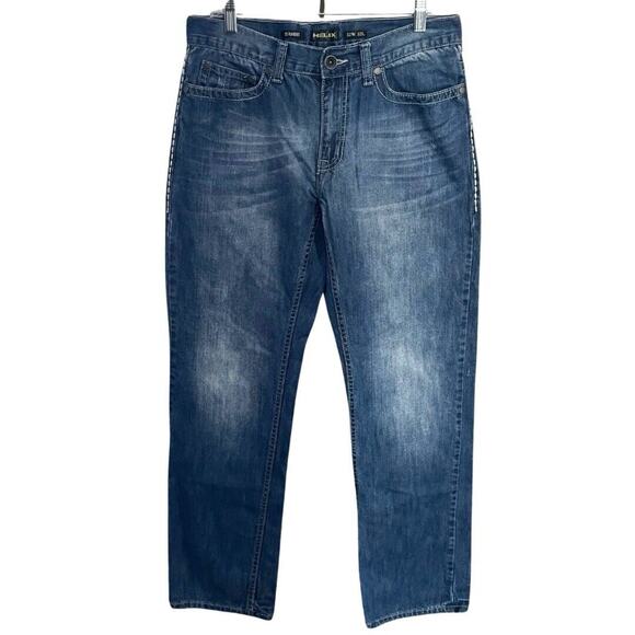 Helix | Jeans | Helix Straight Jeans Mens 32x32 0 Cotton Button Flap ...